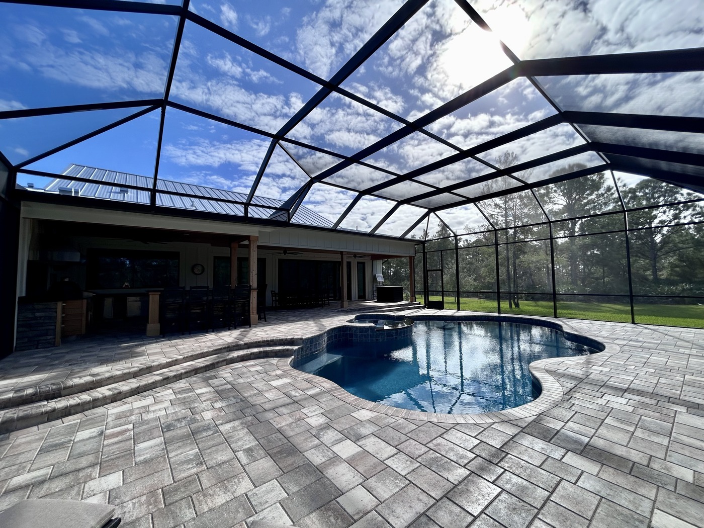 Pool Enclosure Screens, Pool Cages, & More | Screen Enclosures