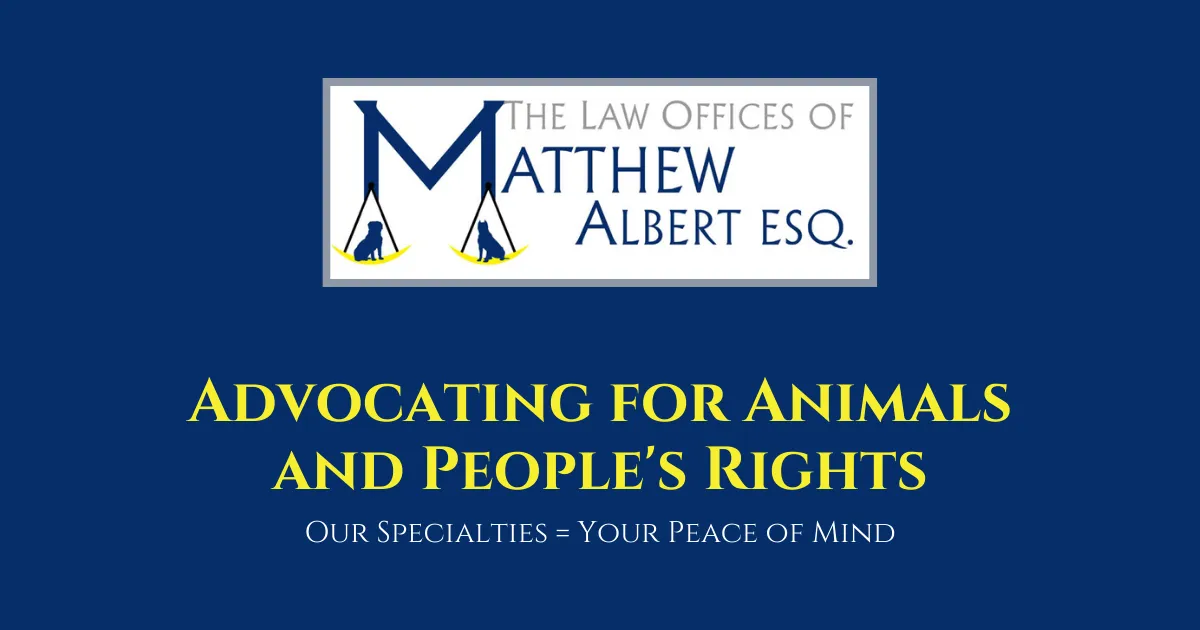 WNY Attorney Matthew Albert, Esq. - Advocating for Animals and People's ...