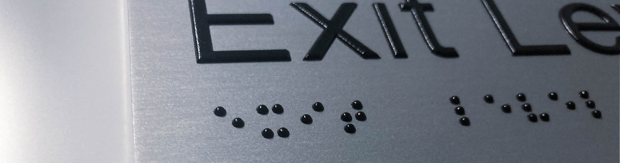 Signscape | Braille signs
