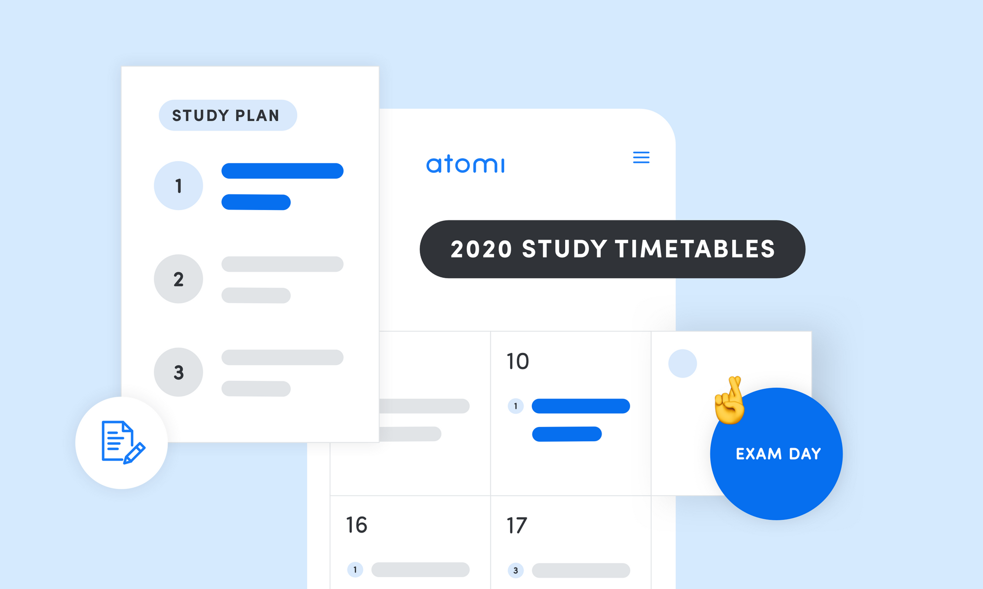 2020 Atomi Study Timetables | Atomi