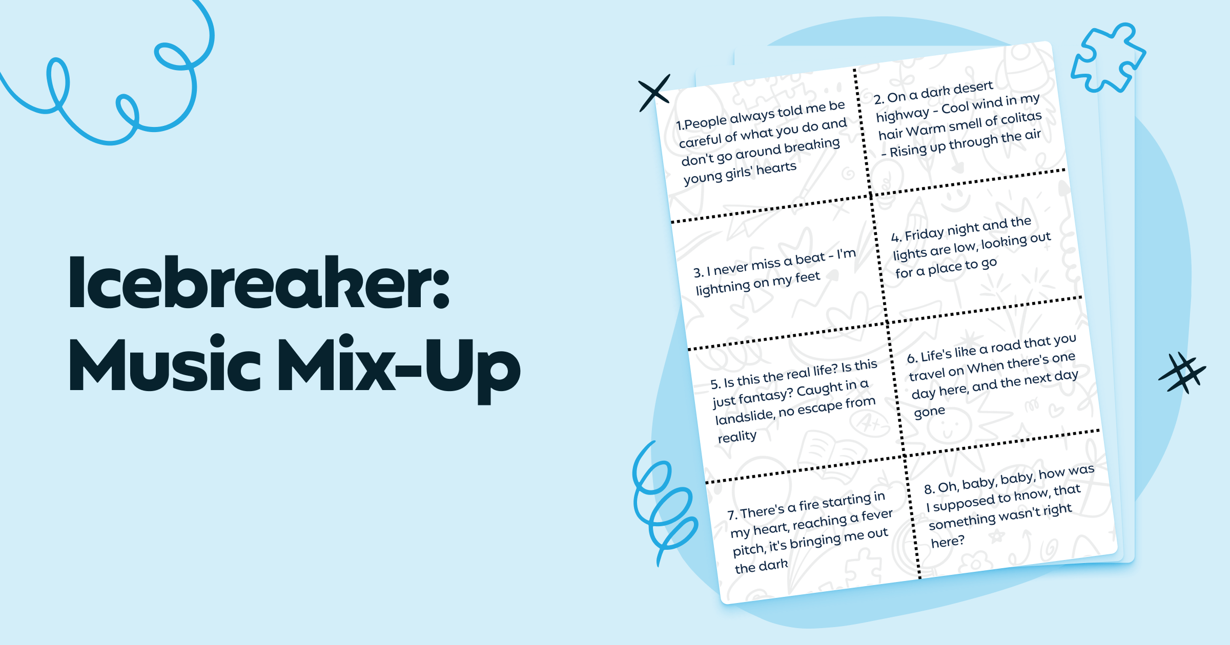 Icebreaker: Music Mix-Up