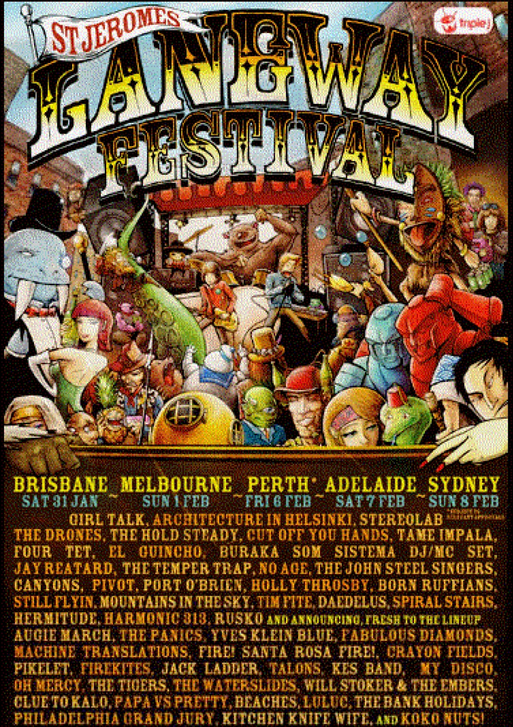 Previous Lineup - St. Jeromes Laneway Festival