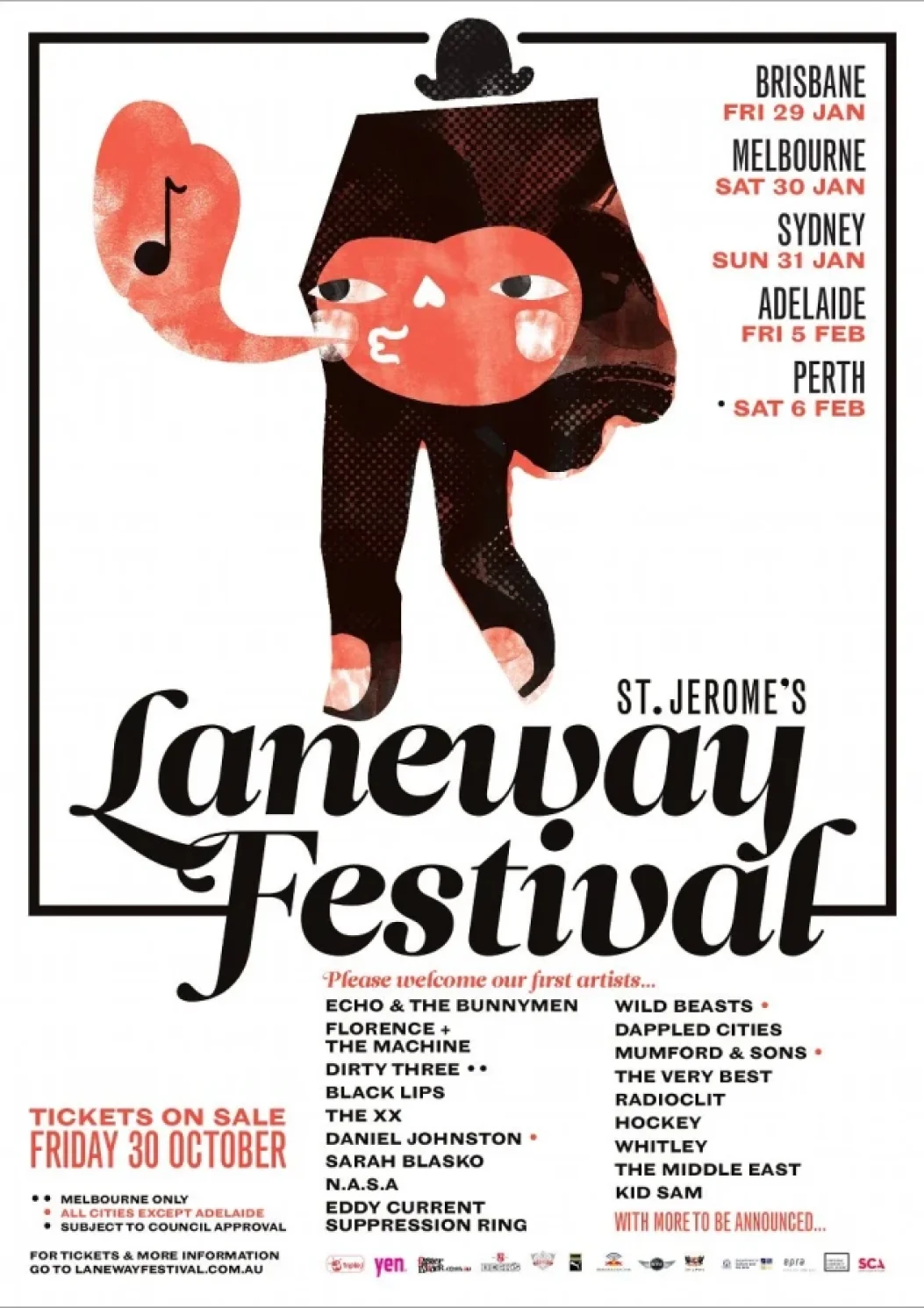 Previous Lineup - St. Jeromes Laneway Festival