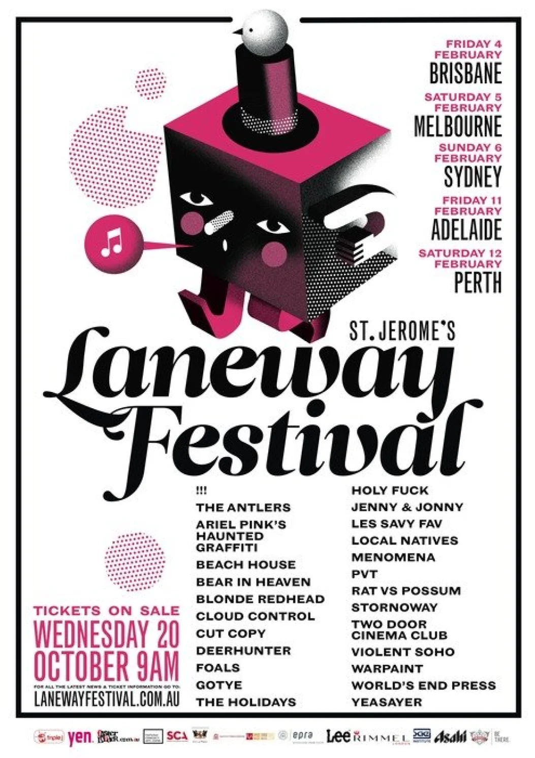 Previous Lineup - St. Jeromes Laneway Festival