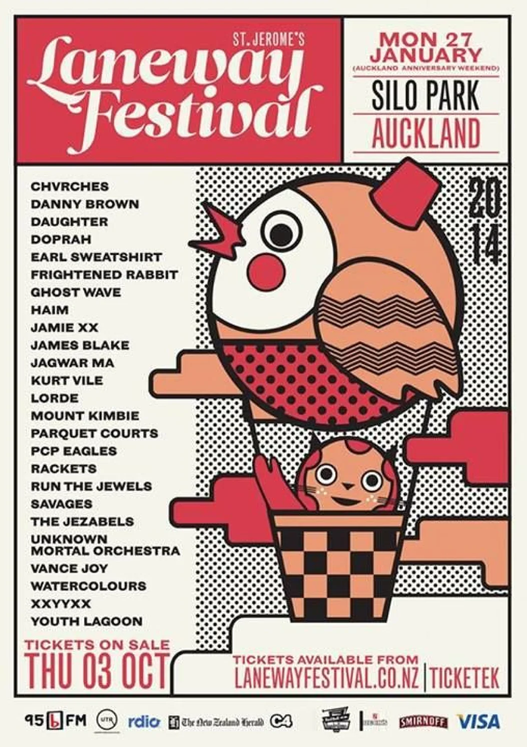 Previous Lineup - St. Jeromes Laneway Festival