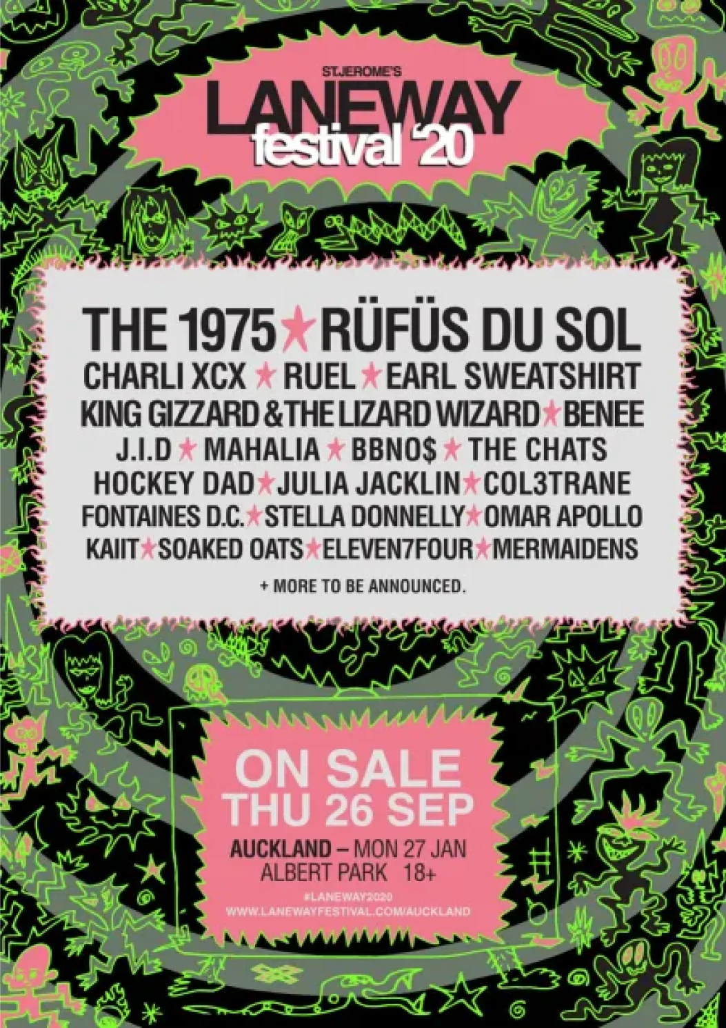 Previous Lineup - St. Jeromes Laneway Festival