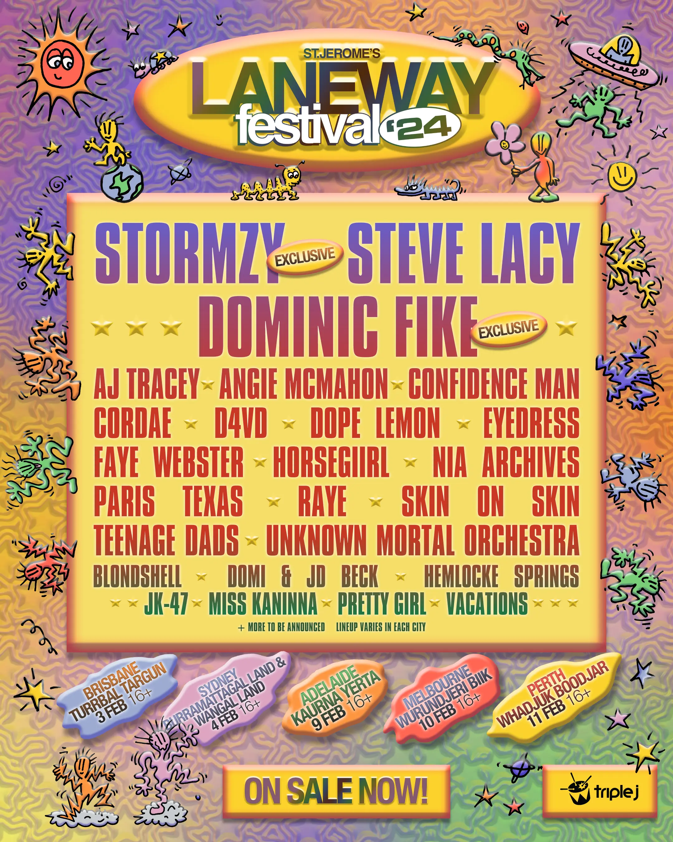 Previous Lineup - St. Jeromes Laneway Festival