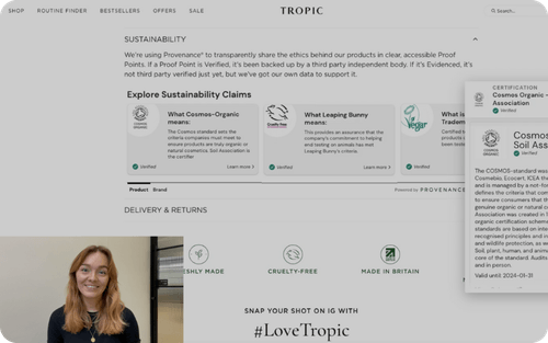 Provenance | Sustainability Marketing Technology