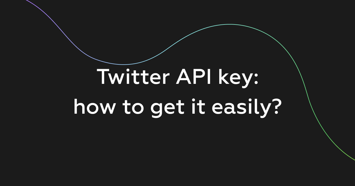 Ultimate Guide: How to Get Twitter API Key | Data365.co
