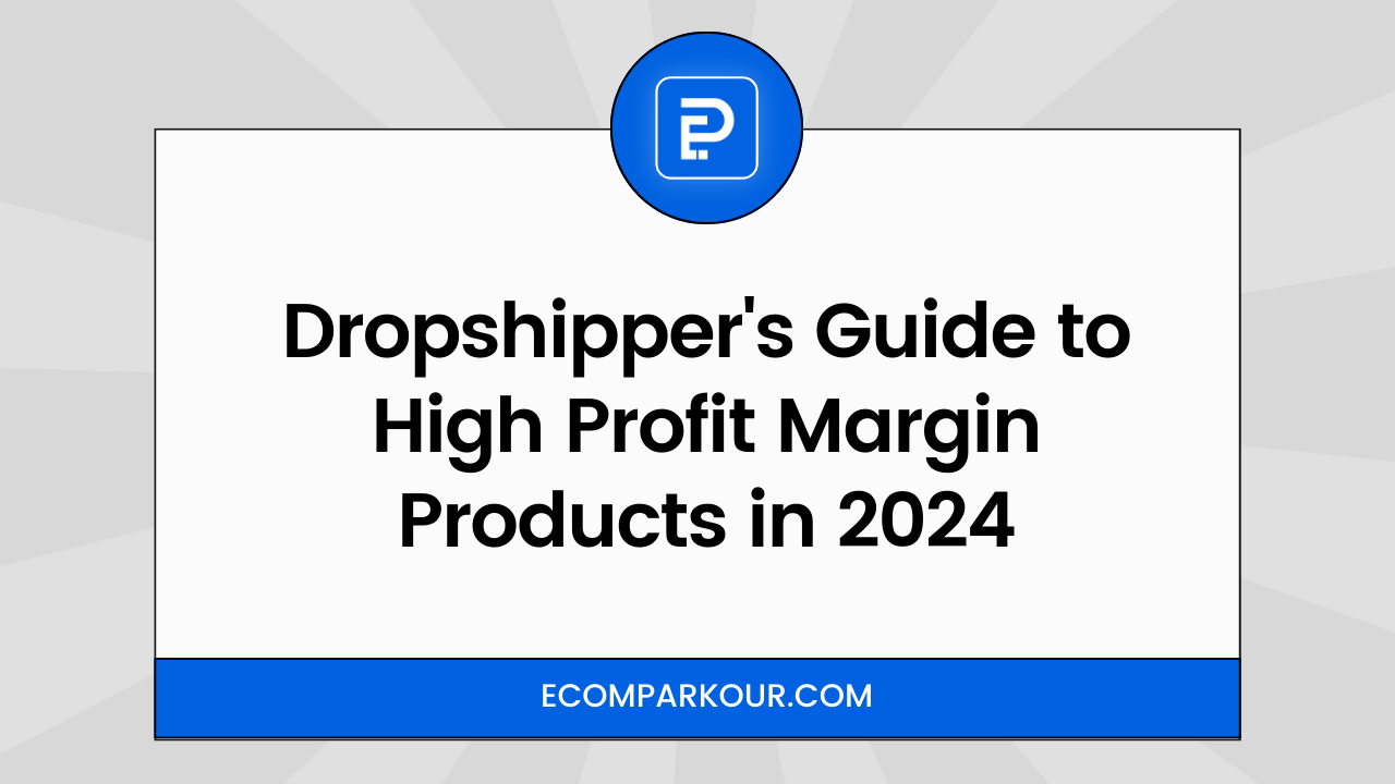 Dropshipper's Guide to High Profit Margin Products in 2024
