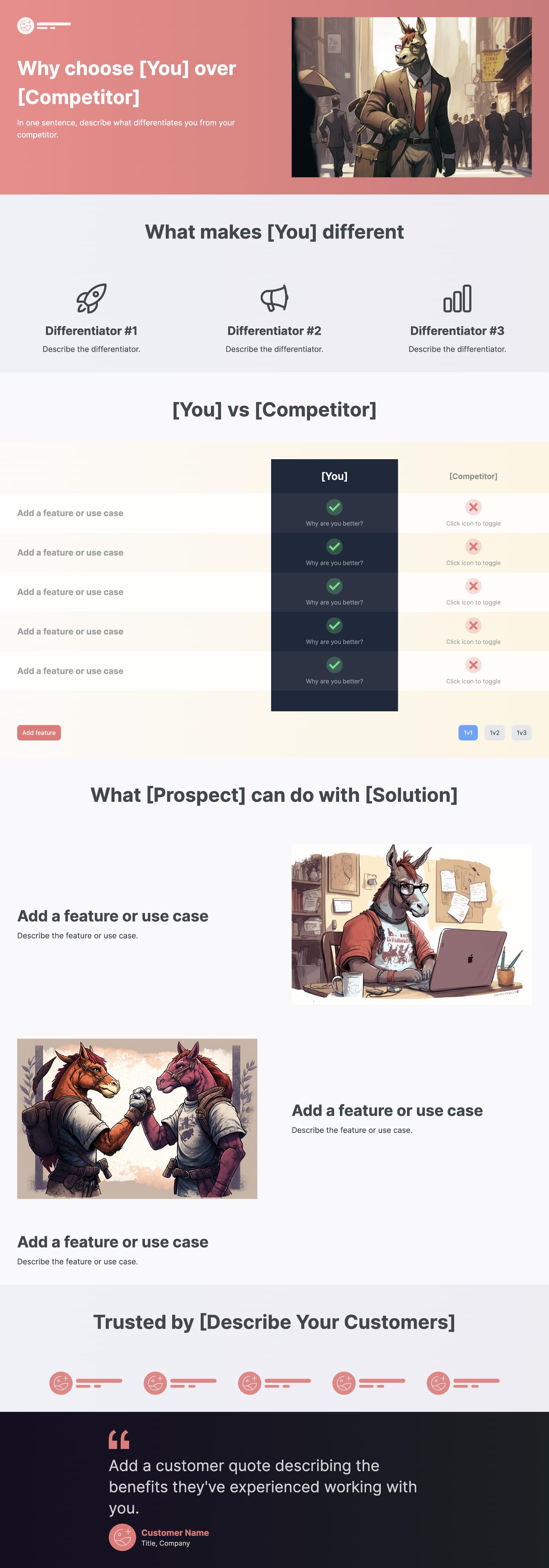 Competitive Comparison Template