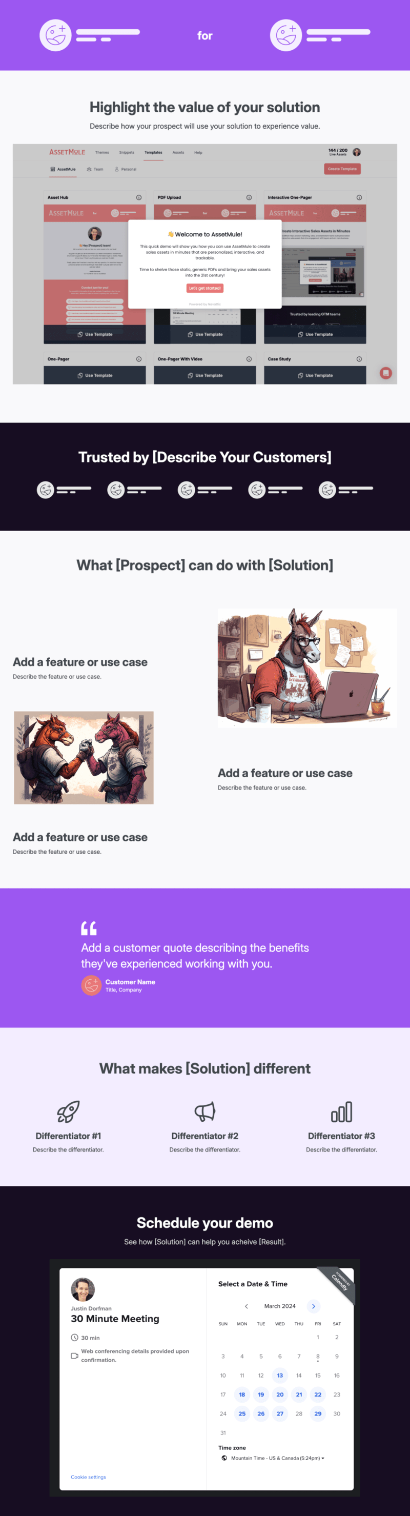 Interactive One-Pager