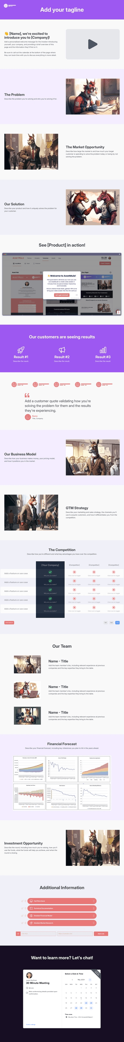 Interactive Sales Collateral Templates