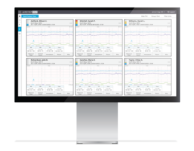 AirStrip® | Workflows | Multi-Patient Monitoring