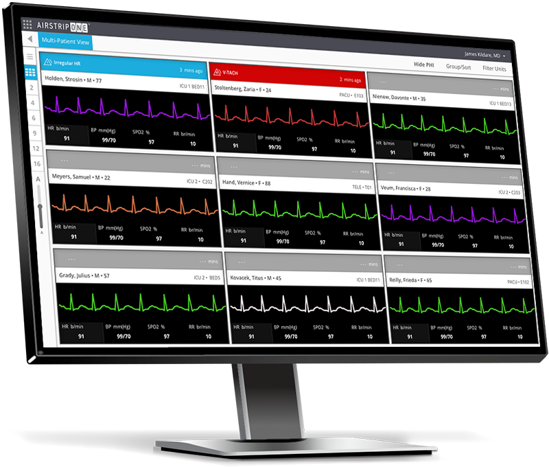 AirStrip® | Workflows | Multi-Patient Monitoring