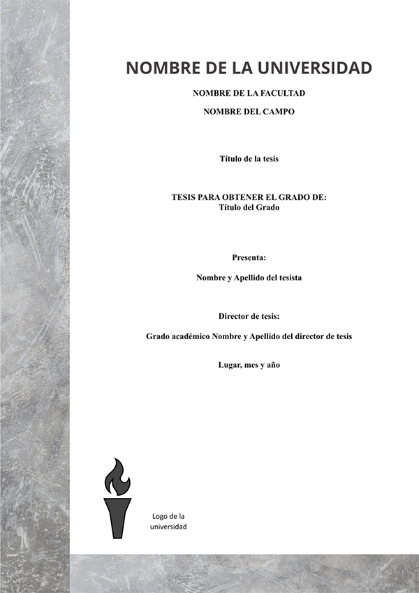 Portada de tesis [Formato y Ejemplos en Word] 📔 【Hacer Tu Tesis】