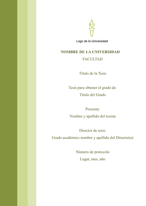 Portada de tesis [Formato y Ejemplos en Word] 📔 【Hacer Tu Tesis】