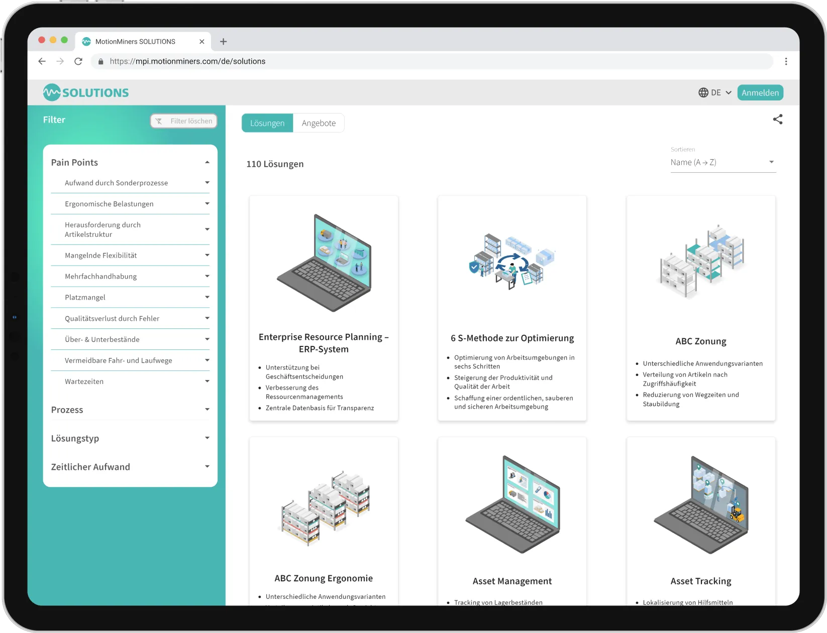 MotionMiners SOLUTIONS | Digitale Prozessberatung