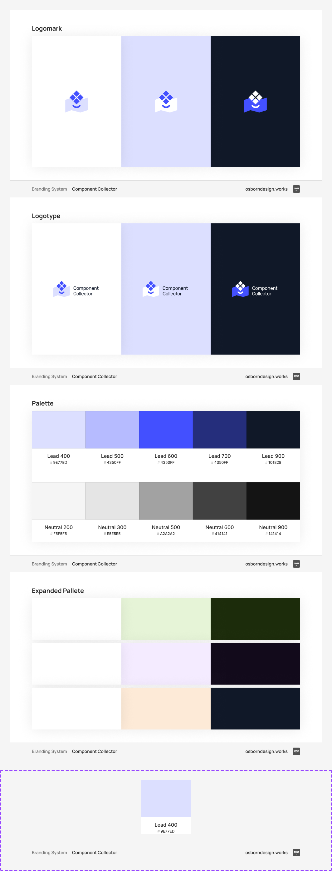 Figma Brand Guidelines Template, Layout Component | Component Collector ...