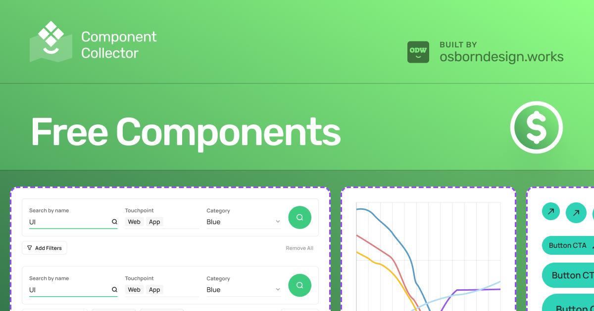 10+ Top 'Free' Figma Components | Component Collector Design System