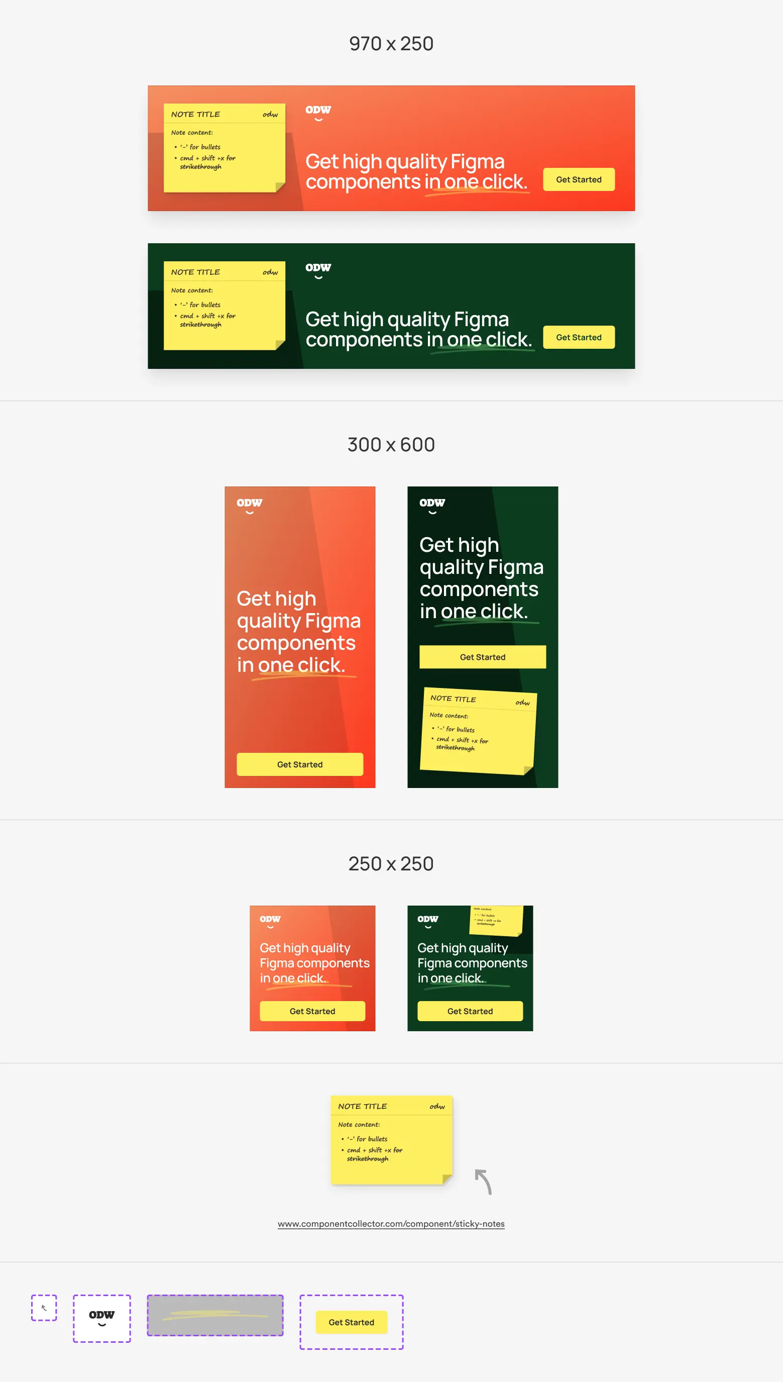 Figma Brand Guidelines Template, Layout Component | Component Collector ...