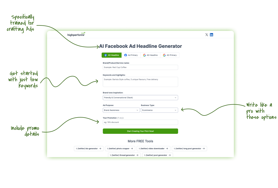 Free AI Facebook Ad Headline Generator: Optimize Campaigns & Boost Your ...