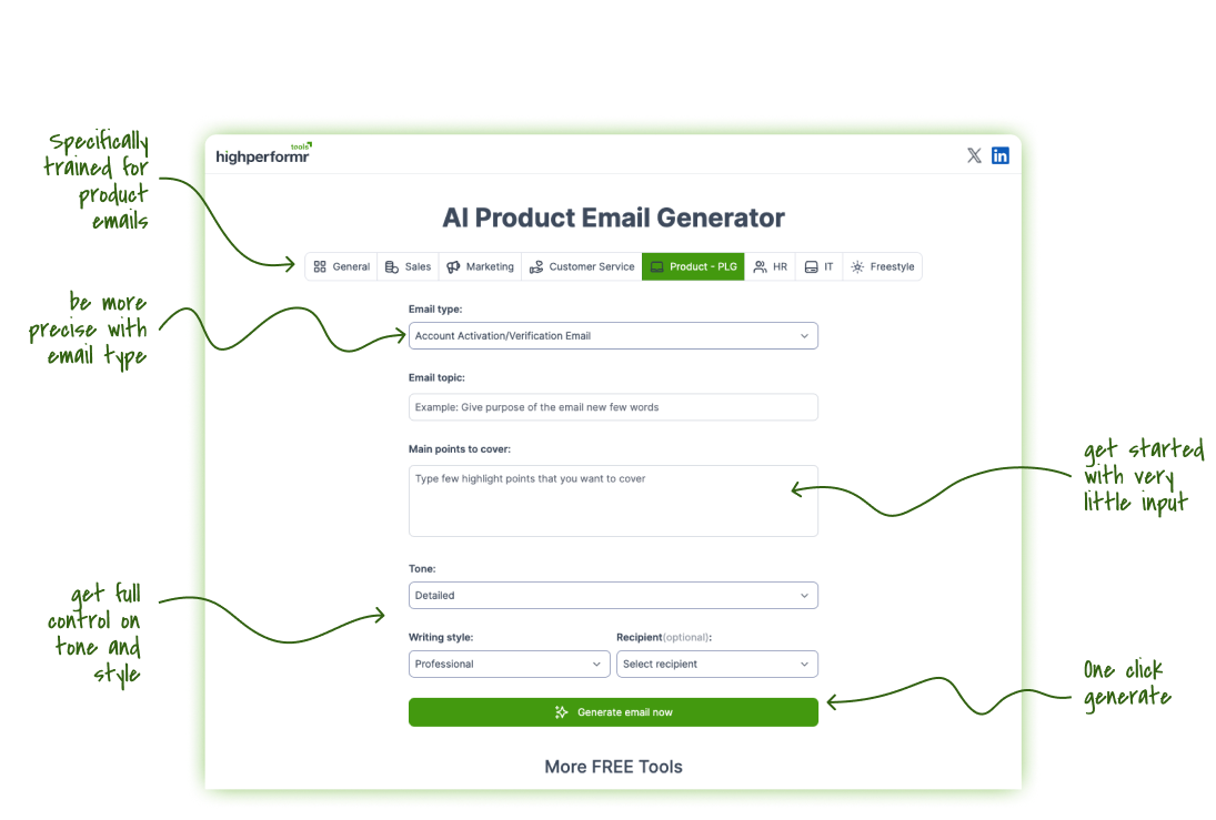 Free AI Product Email Generator: Craft Informative Emails & Boost ...