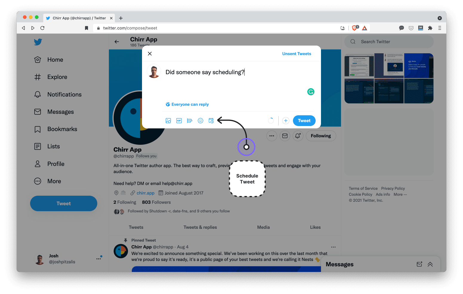 How To Schedule Tweets In 2024 | Highperformr