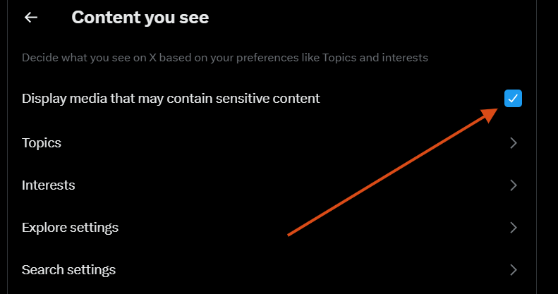 How to See Sensitive Content on X (Twitter)