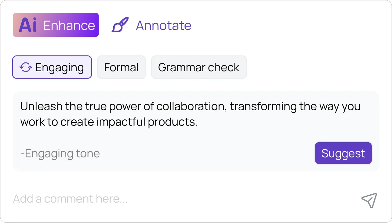 Commented: Seamless Collaboration & Commenting Tool