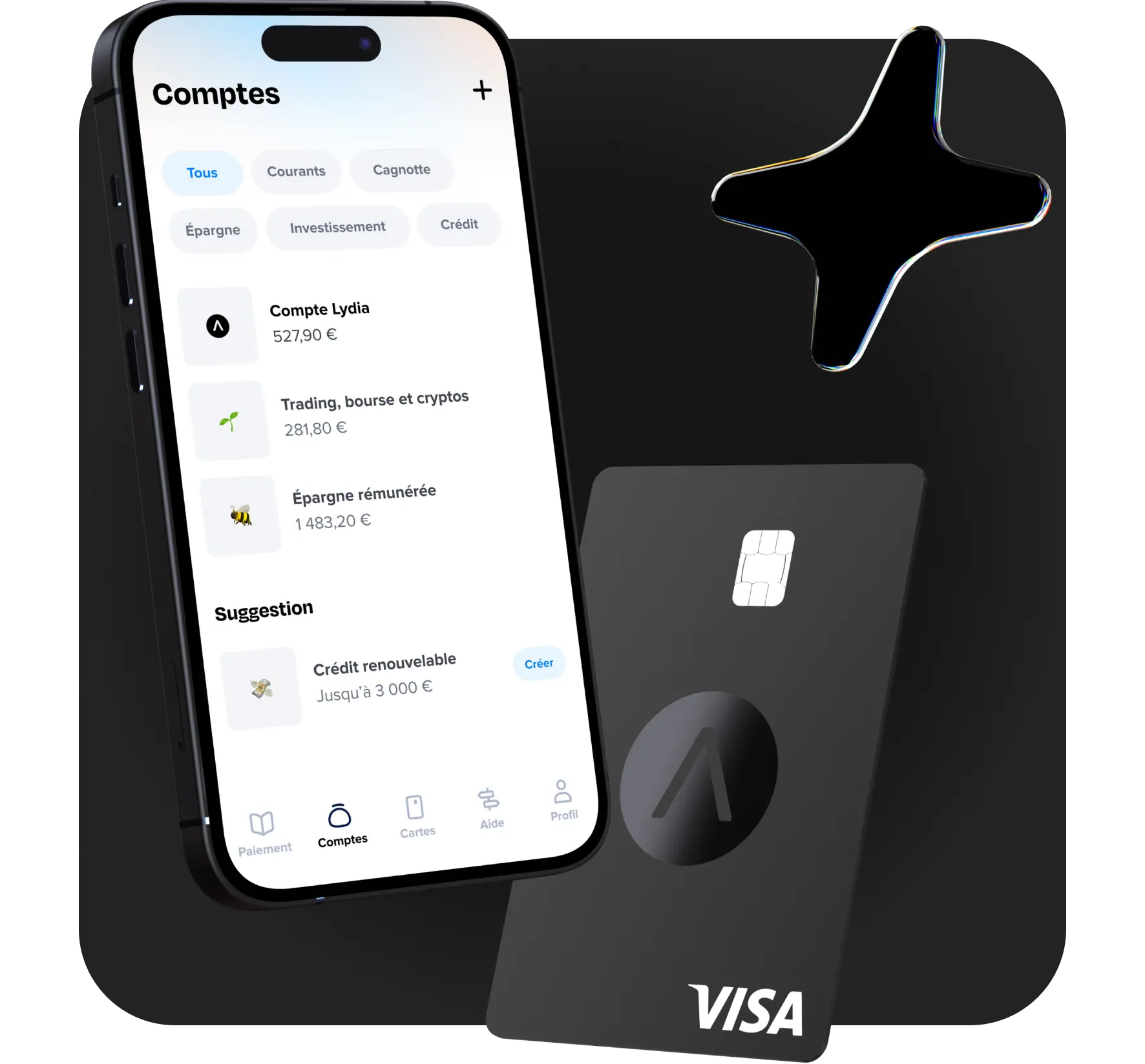 Insurance for Lydia Black+ card