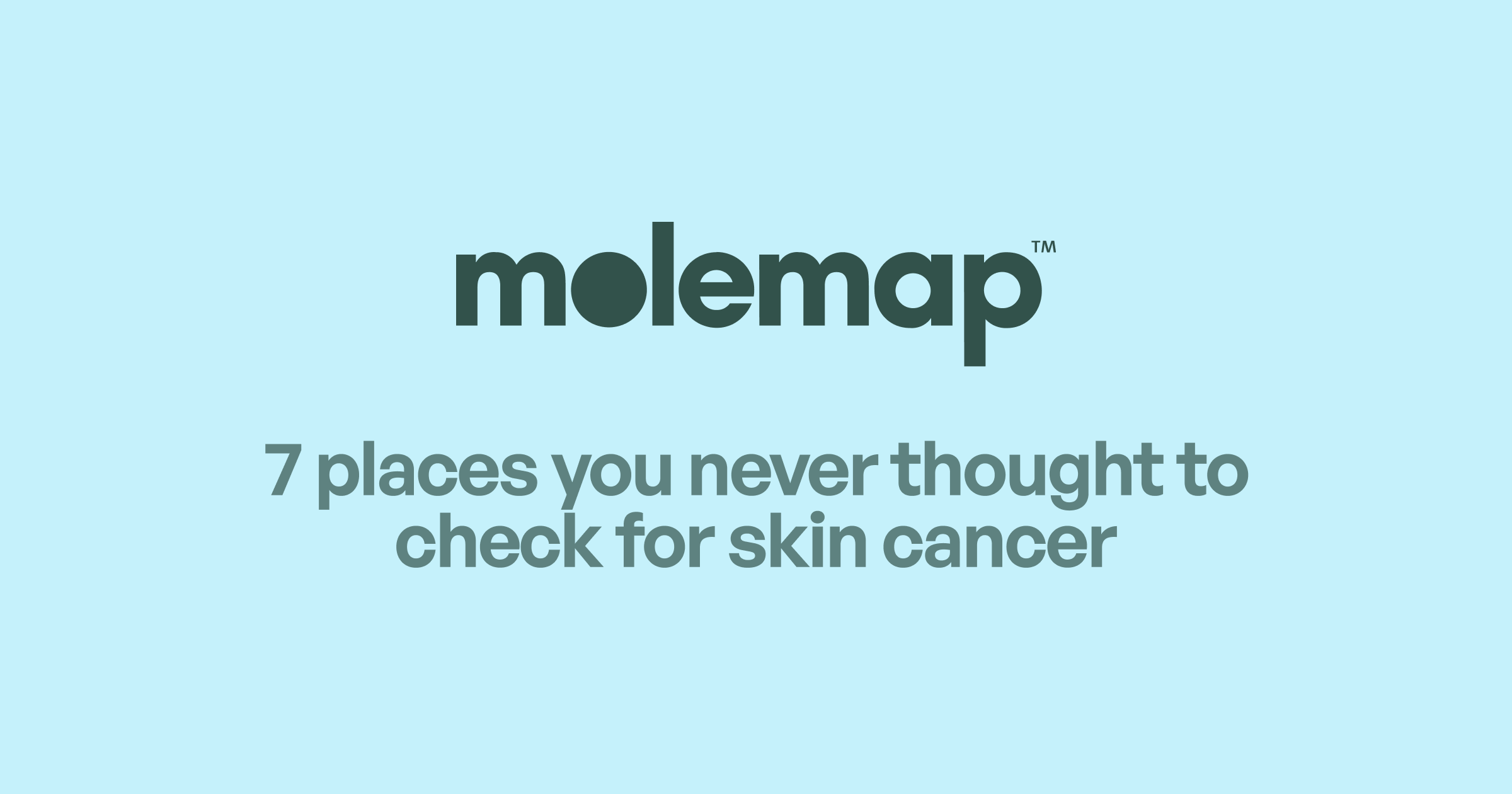 7 places you never thought to check for skin cancer | MoleMap Australia