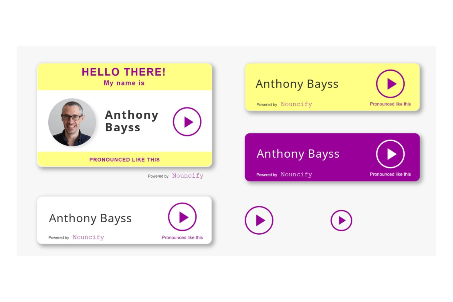 Feature release - Nouncify embed widgets · Column