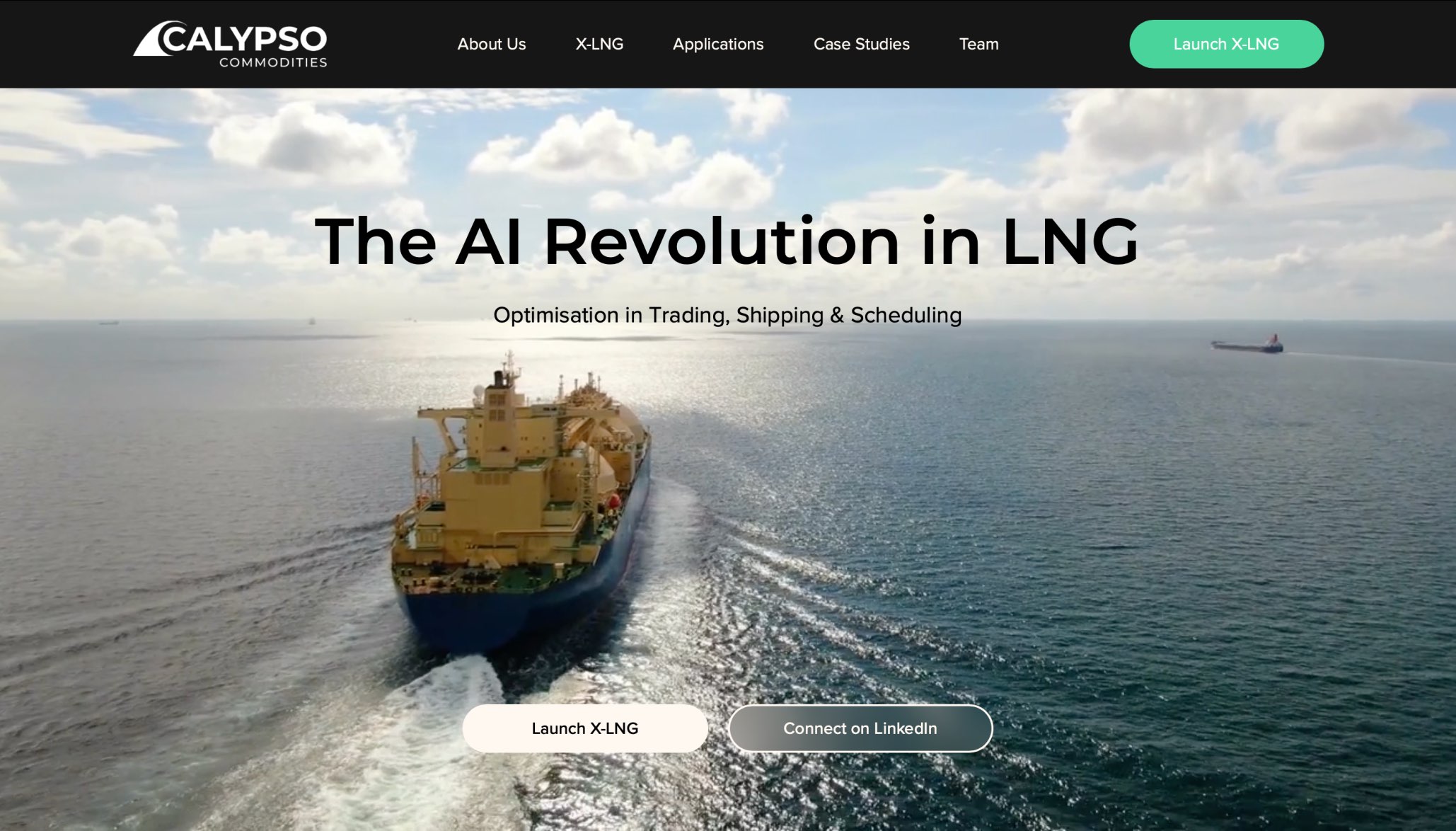 X-LNG: AI Software for LNG Trading, Shipping & Scheduling