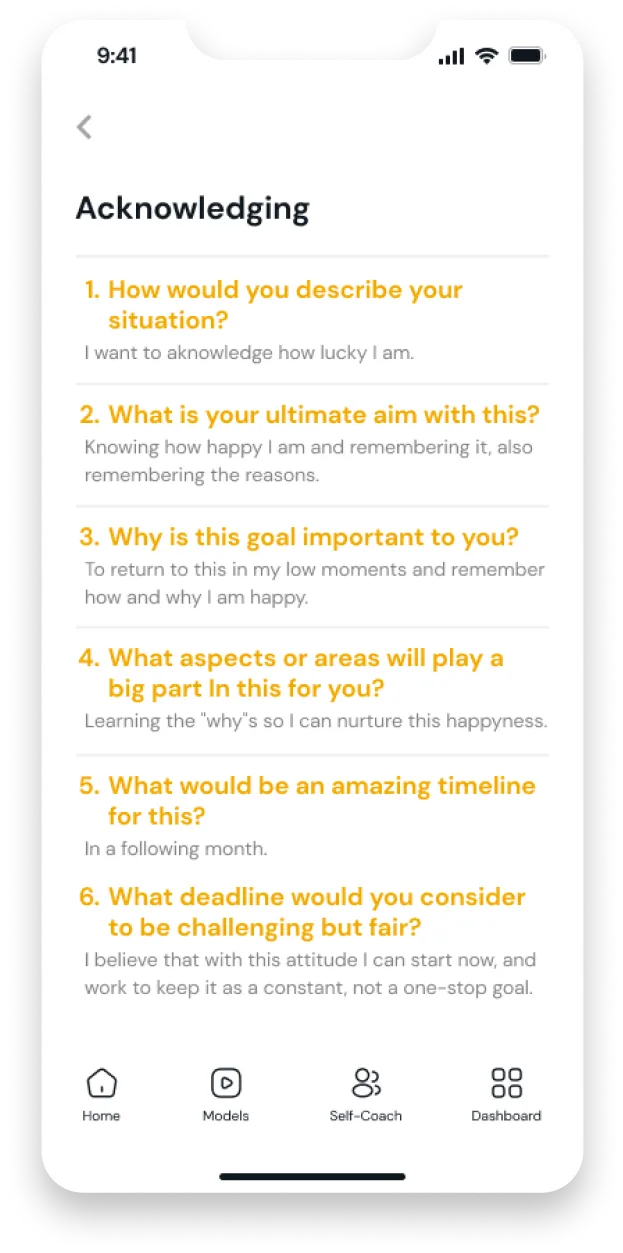 Genio - Performance through Self-Coaching