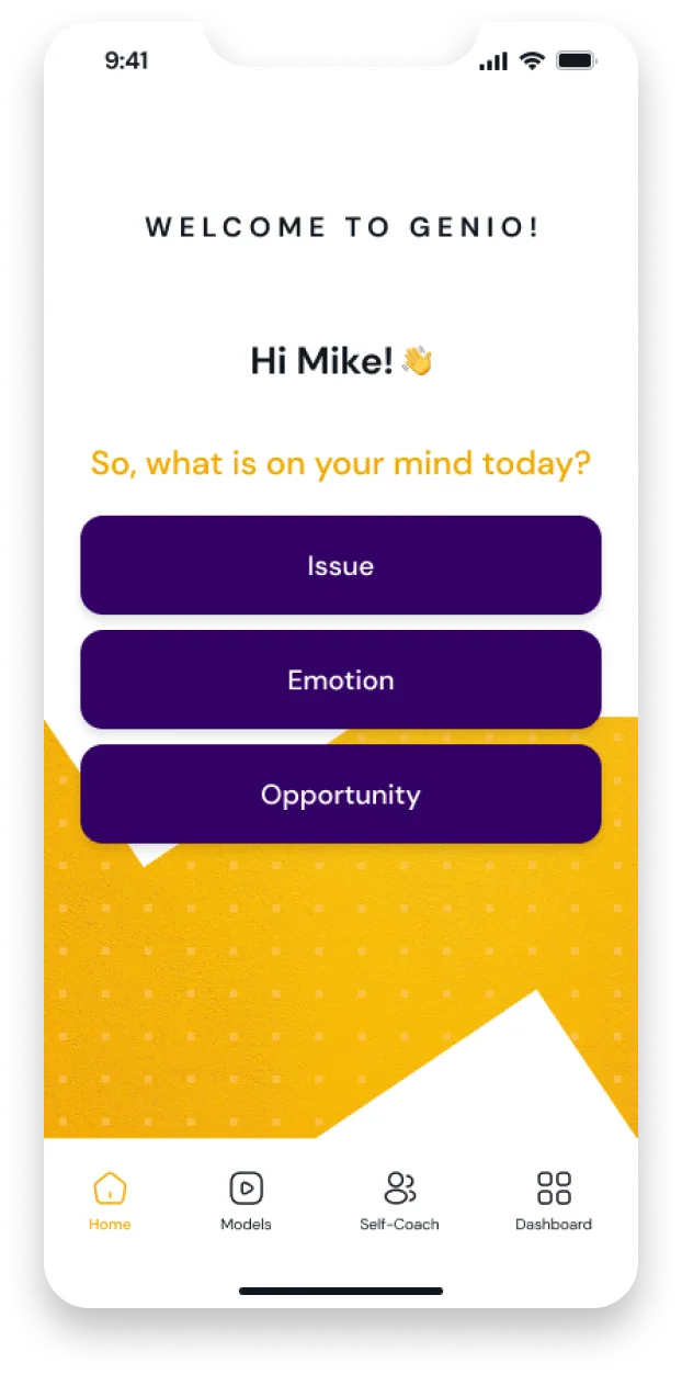 Genio - Performance through Self-Coaching