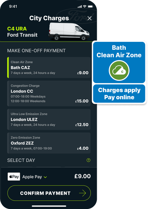 Bath Clean Air Zone charge | Caura