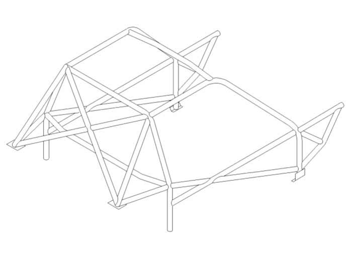 BMW Z3 Roadster International Multipoint T45 roll cage kit. FIA ...