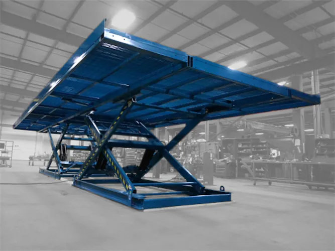 Pit-Mounted Dock & Scissor Lift | LPI, Inc.