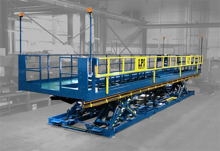 Scissor Lift Work Platform with Custom Platform | LPI, Inc.