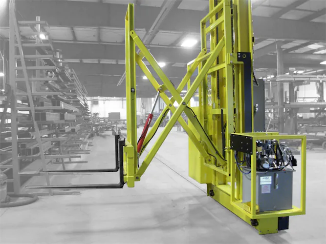 3-Axis Track Guided Material Handler - Material Fork Lift | LPI, Inc.