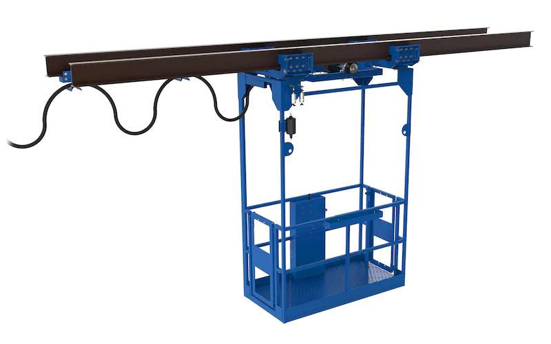 Suspended Rail Guided, Overhead Operator Platform | LPI, Inc.