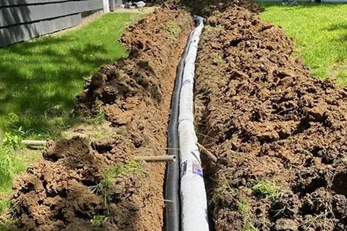 French Drain Installation in Kansas City | Falcon Foundations