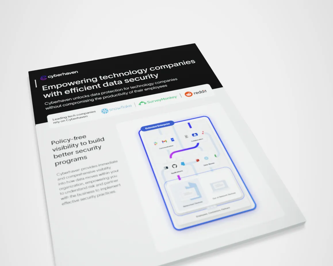 Cyberhaven for technology