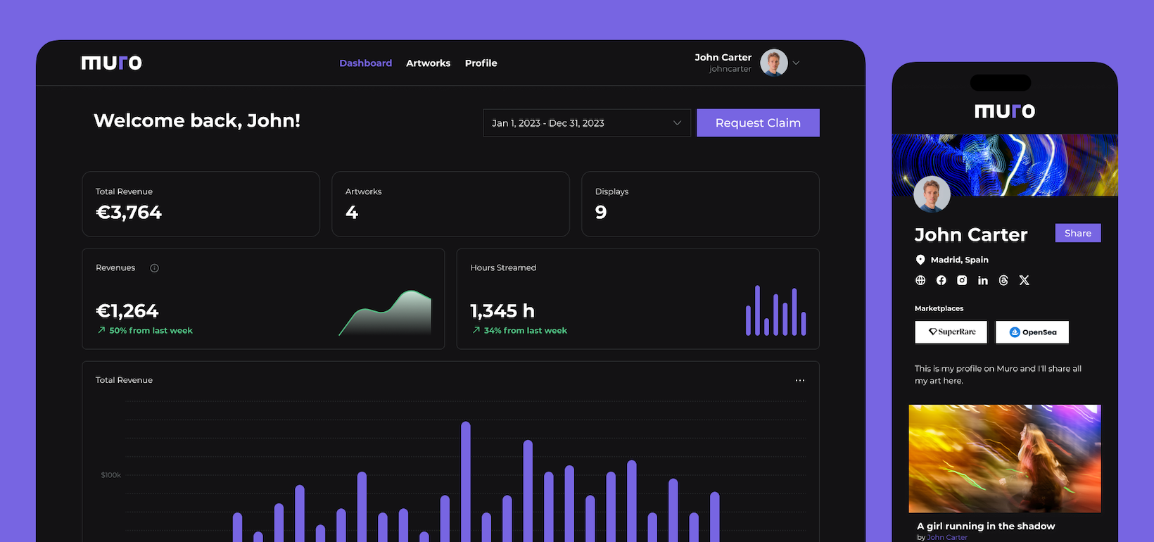 Artist Platform: Manage Your Art Under Your Fingertips - MURO
