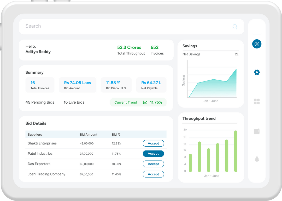Pay early - Dynamic Discounting