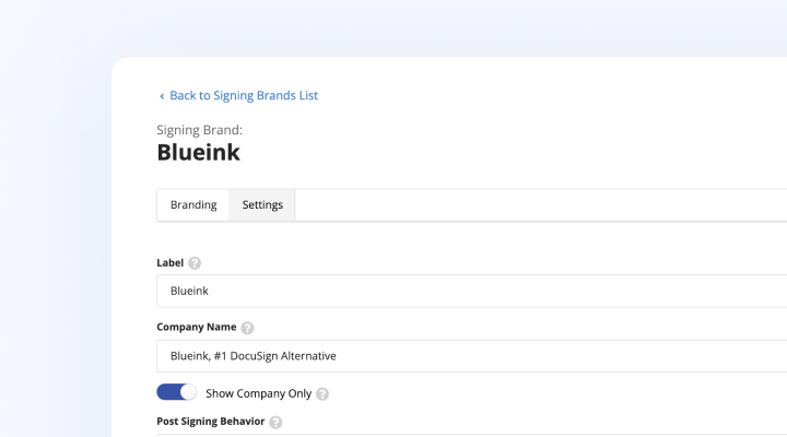 Blueink Features| Affordable Digital Signature Maker