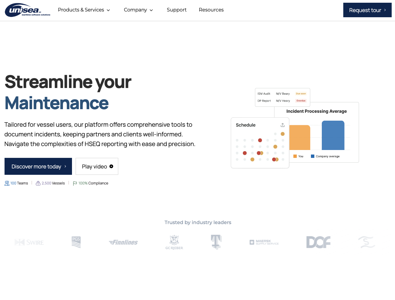 UniSea Home - Maritime Software