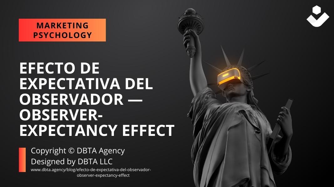 Efecto psicológico en decisiones de compra: expectativa del observador
