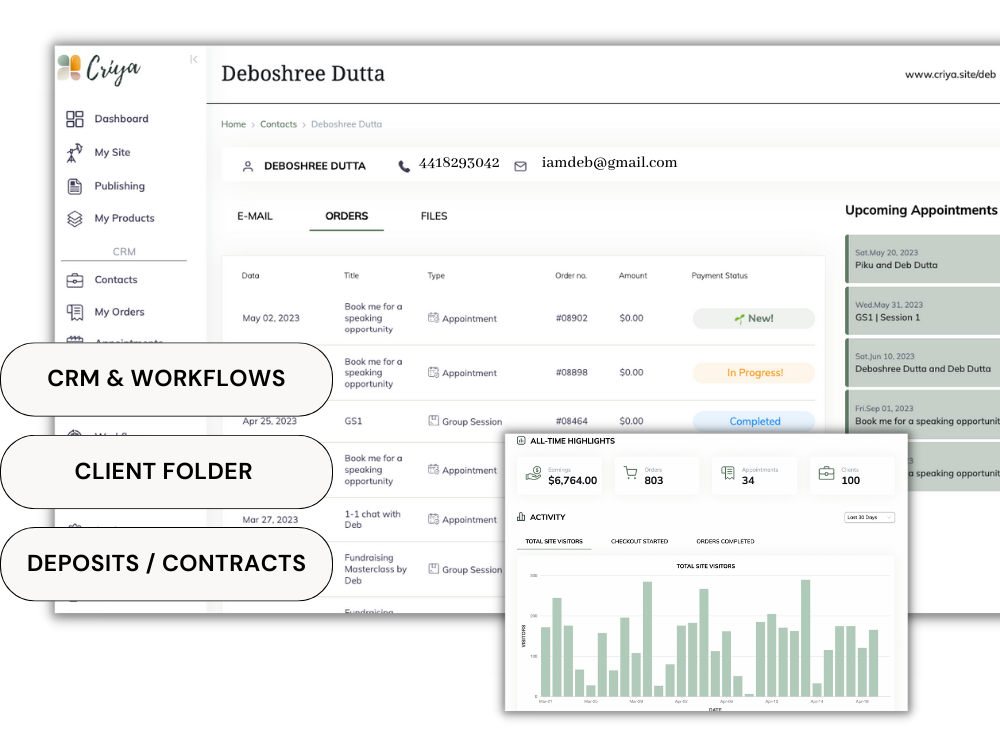 Criya - Your Personal Brand in 1 click